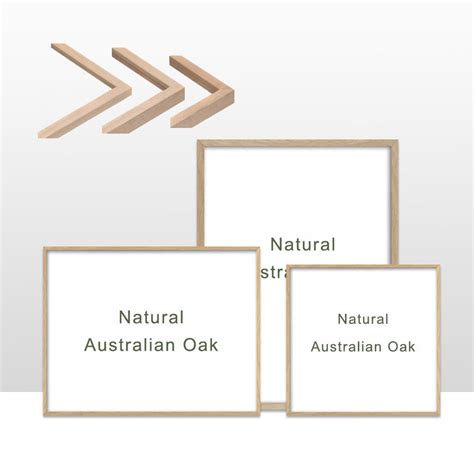 Handmade Photo Frame Australian Oak Frame Wall Art Custom Size