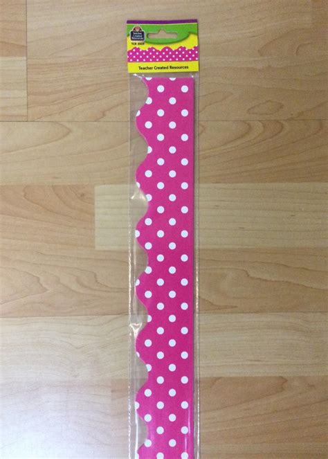 Pink Polka Dots Border