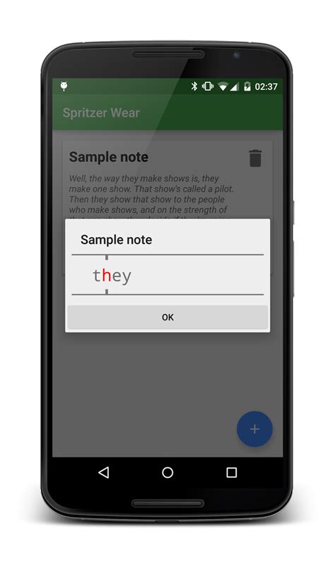 github tajchert spritzerwear a spritzertextview implementation for