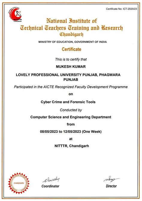 Dr Mukesh Kumar On Linkedin Cybersecurity Networking Hacking Cybercrime Lpu Training