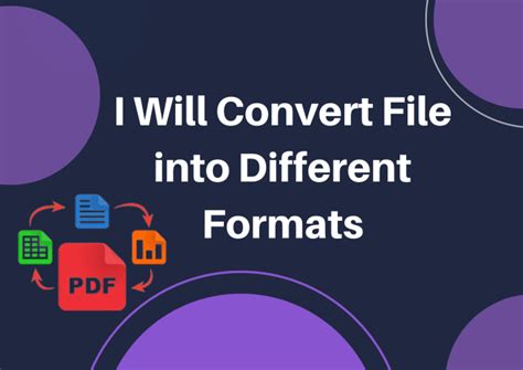 Expertly Convert File Into Different Formats By Sangjashwa Fiverr