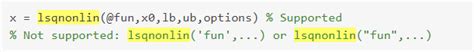 matlab非线性最小二乘lsqnonlin matlab lsqnonlin csdn博客