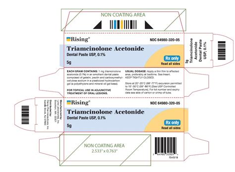 Triamcinolone Paste Fda Prescribing Information Side Effects And Uses