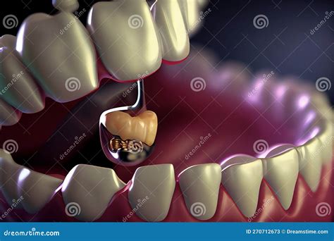 Concept For Dental Prosthesis Generative Ai Stock Illustration Illustration Of Dentures Mouth