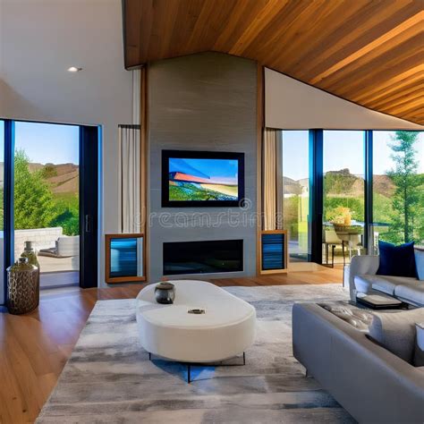 A High Tech Smart Home With Automated Lighting Voice Controlled Appliances And An Ai Powered