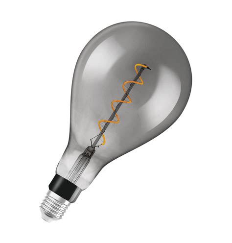 Osram Led G125 Globe 4w E27 1800k Smoke Light Fittings Direct