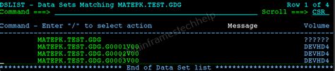 gdg using gdg in jcl