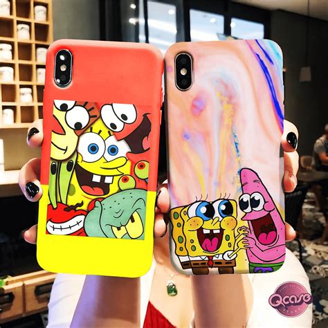 Spongebob And Baseet Phone Covers Qcase Store Everyday Case