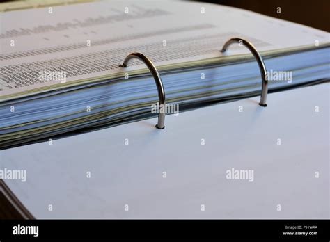 File Folder On A Table Stock Photo Alamy