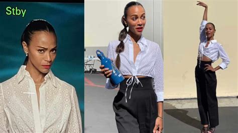 Zoe Saldana Looks Hot As She Shares Glimpses Of Herself In Formal