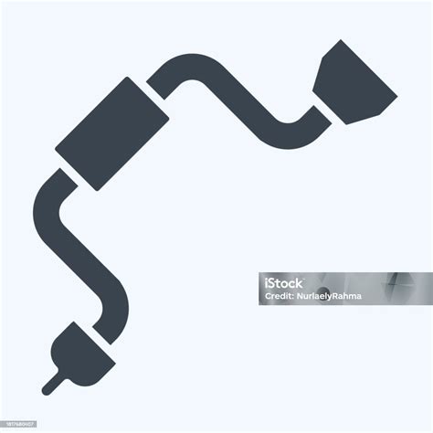 아이콘 핸드 드릴 목공 기호와 관련이 있습니다 글리프 스타일 심플한 디자인 편집 가능 간단한 일러스트레이션 가정 생활에 대한 스톡 벡터 아트 및 기타 이미지 Istock