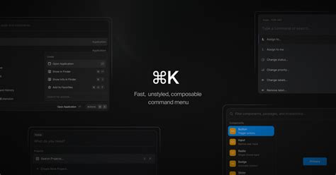 boost your react app with a sleek command palette using cmdk