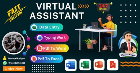 do excel data entry typing work and pdf conversion by mansuriraiyan