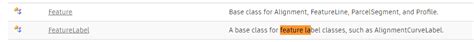 need help accessing feature labels autodesk community