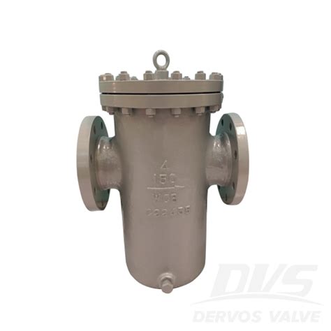 Astm A216 Wcb Basket Strainer 4 Inch 150 Lb Asme B1634 Dervos