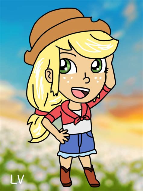 Mlp Chibi Applejack By Captainelsa On Deviantart