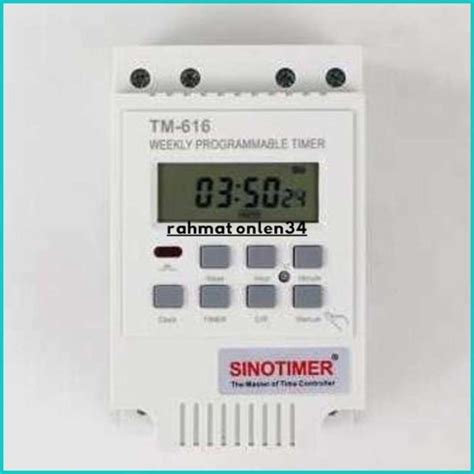 Jual Sinotimer Power Timer Programmable Time Switch Relay 220 V 30 A Tm616 Di Seller Consume