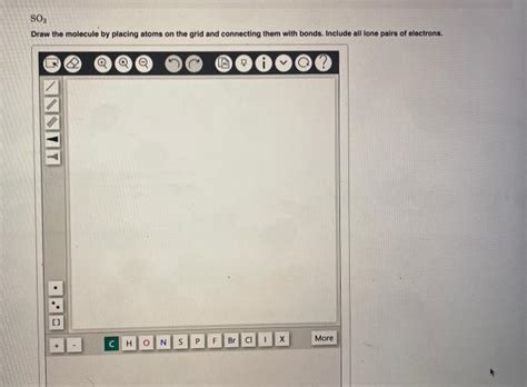 [solved] Draw The Molecule By Placing Atoms On The Grid An
