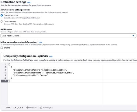 build a data lake for streaming data with amazon s3 tables and amazon