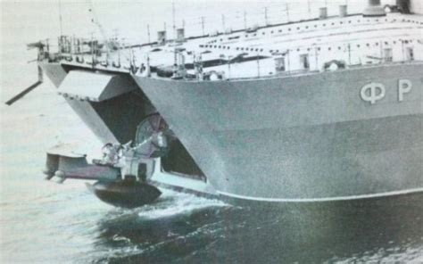 Rare Image Of Soviet Towed Sonar Array Mgk 355 Polinom On Kirov Class