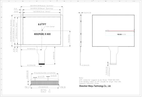 RGB X Pin TFT LCD Screen