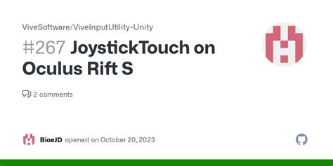 joysticktouch on oculus rift s · issue 267 · vivesoftware