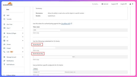 how to integrate cloudflare r2 bucket with boilerplate and template