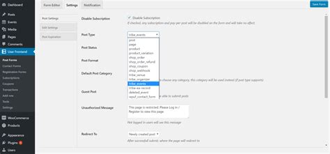 How To Create Events Using Wp User Frontend Pro Wedevs