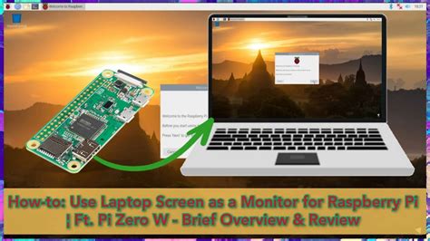 how to use laptop screen as a monitor for raspberry pi ¦ ft pi zero w