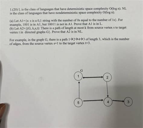 Solved 120 L ﻿is The Class Of Languages That Have
