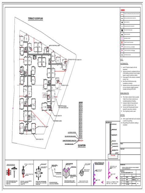 Lightning Protection System Layout Pdf Electrical Conductor