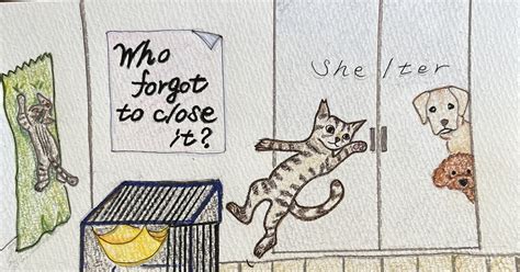 ドタバタ 猫の大脱走（色鉛筆画） チロルのイラスト Pixiv