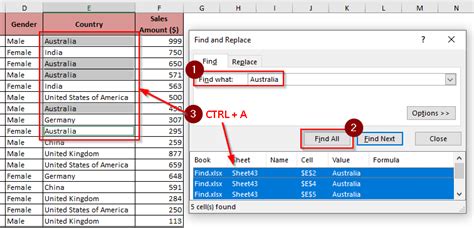 All About Find And Replace In Excel Excel Unlocked