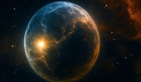 Nébuleuse De La Bulle Astre Et Planète Les Reliques