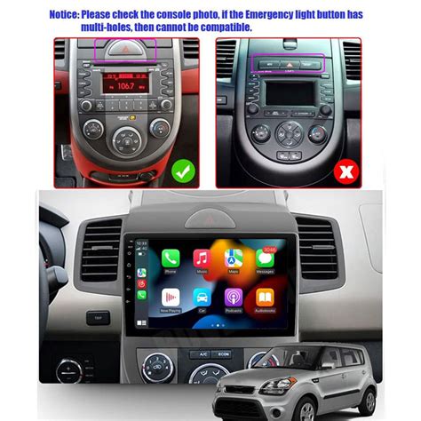 Autoradio Android Pour Kia Soul 2009 2013 Avec Navigation Gps Écran Tactile De 9 à 10 Pouces