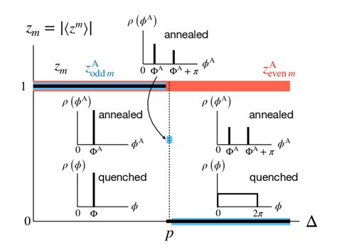 Schematic Diagram Summarizing Phase Angle Distributions In Annealed And