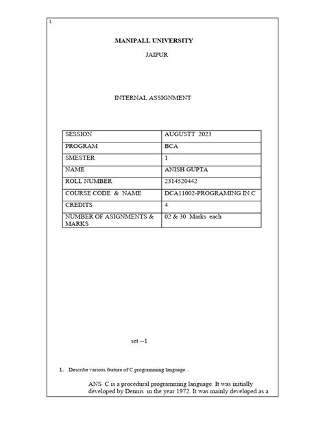 C Lamnguage Programing Pdf
