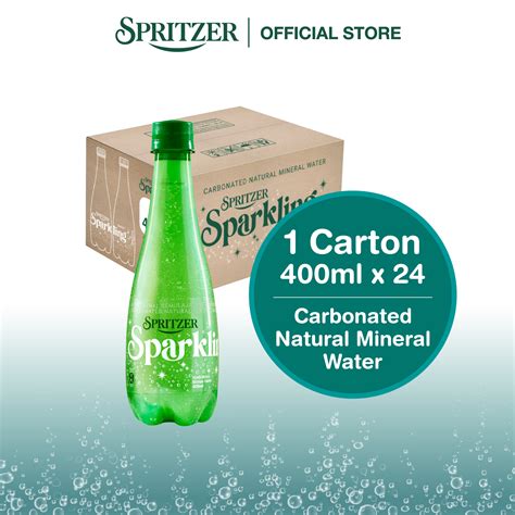 Spritzer Sparkling Natural Mineral Water 400ml X 24