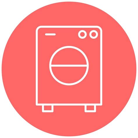 Premium Vector Washing Machine Icon Style