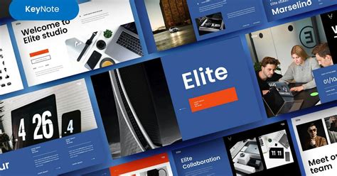 Шаблон Keynote для бизнеса «Элита Шаблоны презентаций Envato Elements