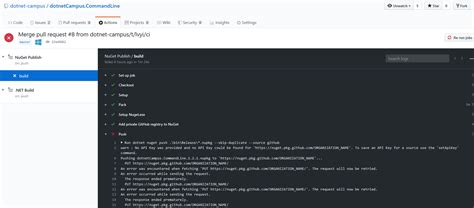自动构建不过 · issue 9 · dotnet campus dotnetcampusmandline · github