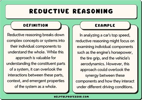 Reductive Reasoning Definition And Examples 2025