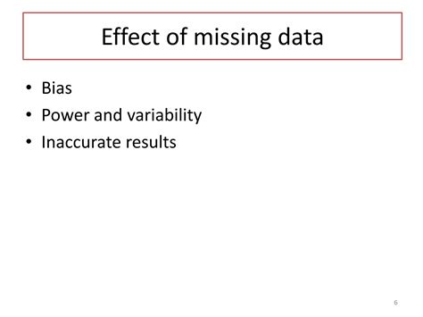 Imputation Techniques For Missing Data In Clinical Trials Pptx