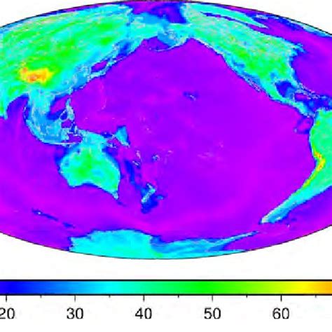 Crust1 0 Moho Density Contrast Download Scientific Diagram