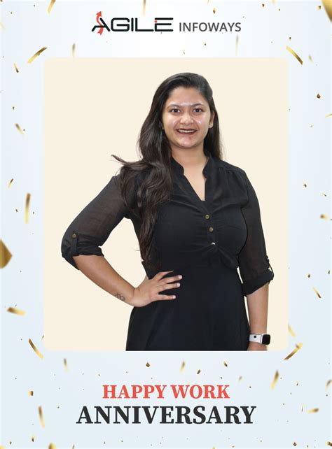 Workanniversary Congratulations Success Work Agileinfoways Hr Agile Infoways