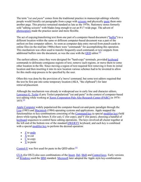 Office Copy Paste Function Document Pdf