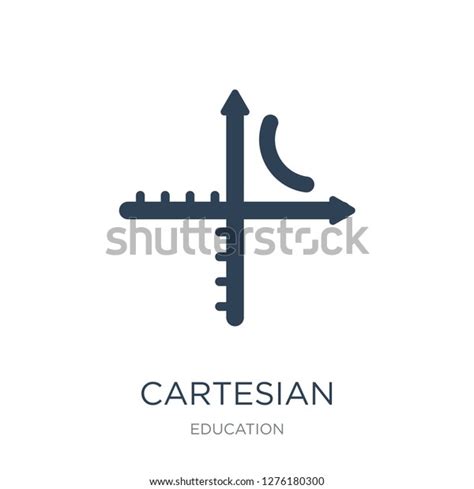 Cartesian Coordinate System Icon Vector On Stock Vector Royalty Free