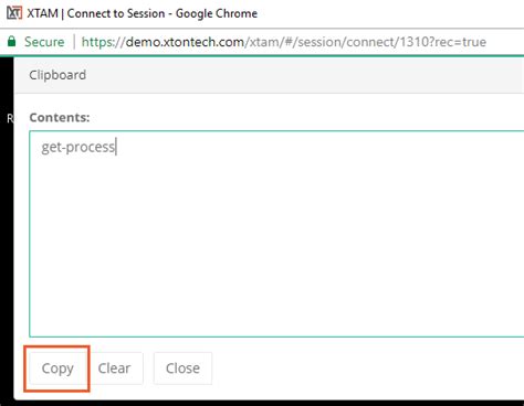 Using Clipboard To Copy Text