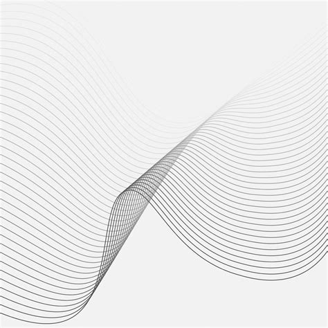 Premium Vector Abstract Wavy Line Background Dynamic Sound Wave Wavy Pattern Stylish Line Art