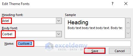 How To Change Theme Font In Excel 2 Easy Ways ExcelDemy